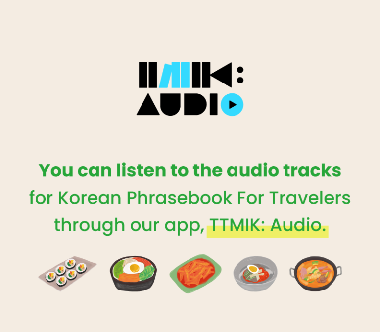 Korean Phrasebook For Travelers – Learn Korean with Talk To Me In Korean